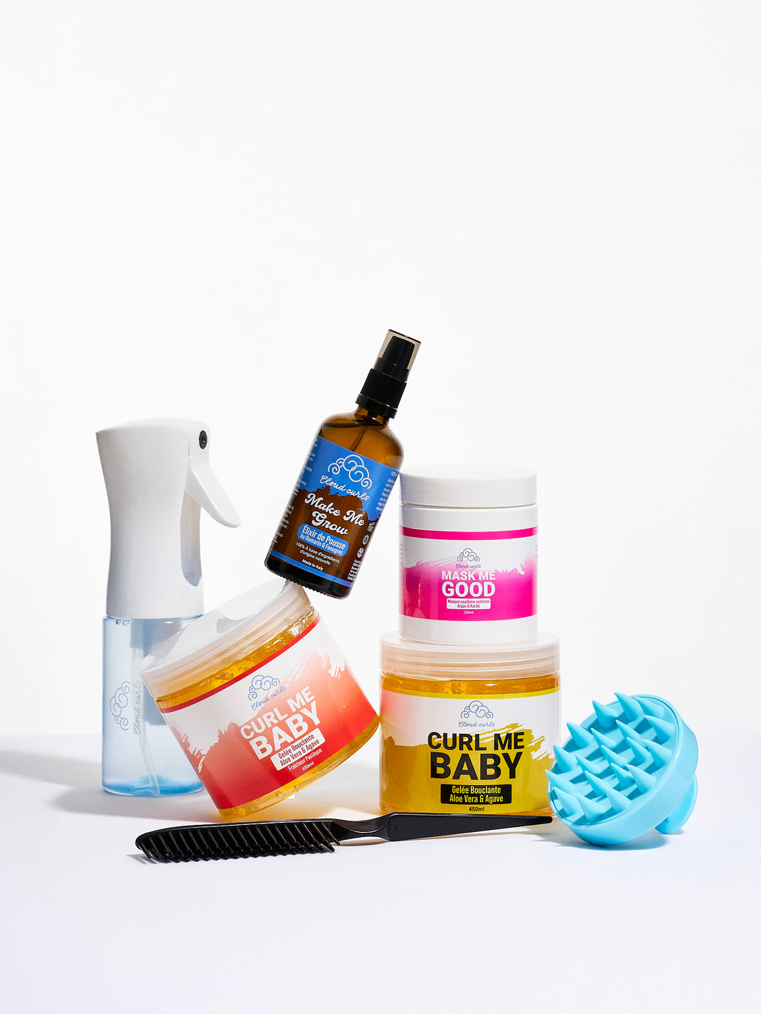 Cloud Curls capillaires pour les cheveux crépus, frisés et bouclés
